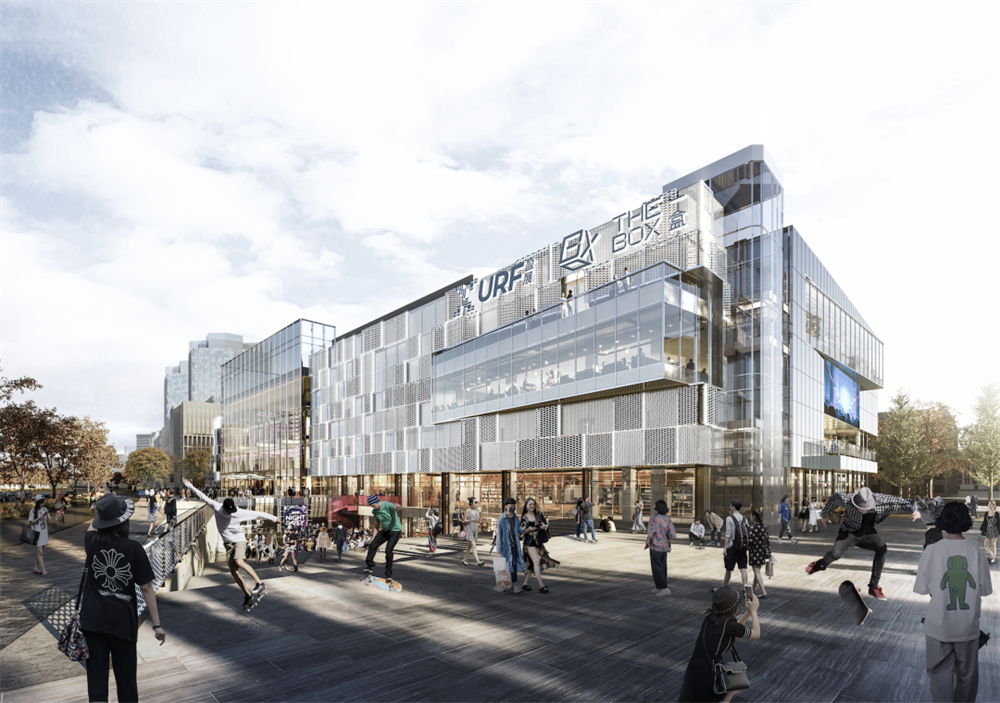 第二座年轻力中心「北京THE BOX朝外」 这次依旧不走寻常路-空间印象商业空间设计公司